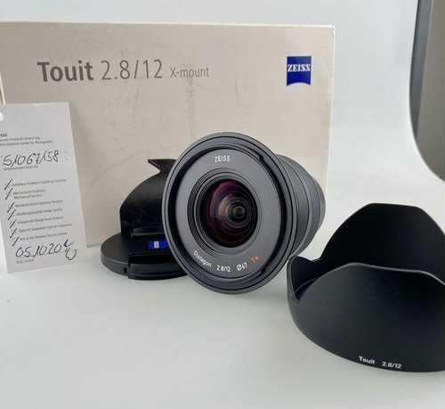 Объектив zeiss Touit 12/2.8 X для камер Fujifilm