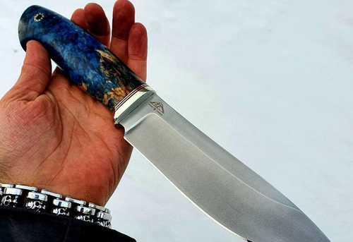 Охотничий нож порошковая сталь elmax