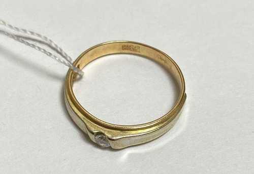 Золотое кольцо с бриллиантами (18900)*