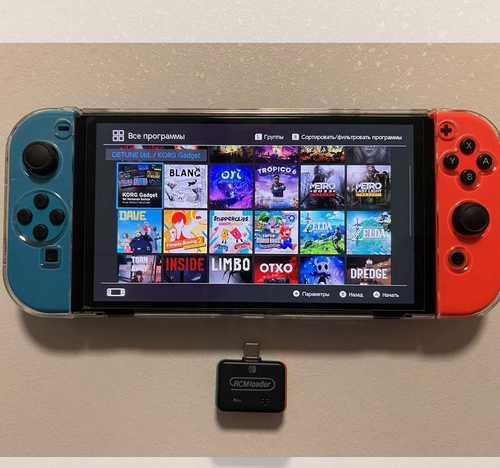 Nintendo switch oled прошитая чип бу