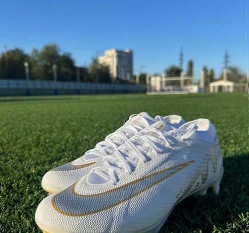 Бутсы Nike mercurial air zoom white pattern