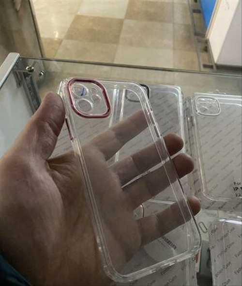 Плотный прозрачный чехол iPhone 11