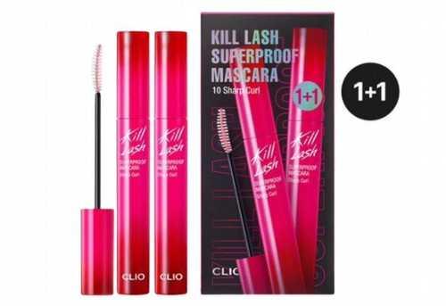 Clio Kill Lash Superproof Mascara 1+1