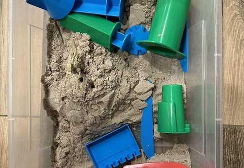 Кинетический песок с песочницей