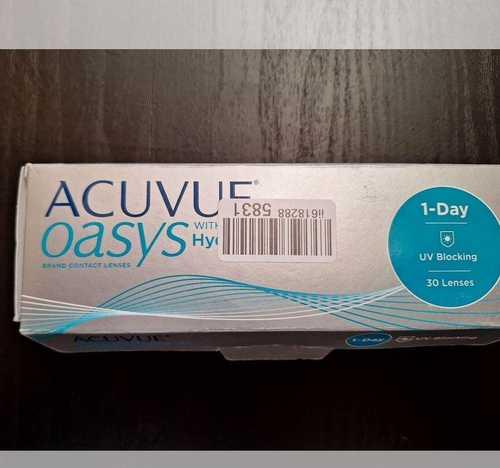 Линзы контактные acuvue oasys 1 day