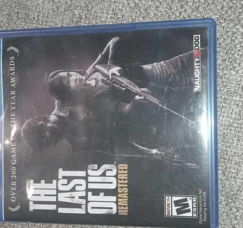 Диск The last of us remastered ps4