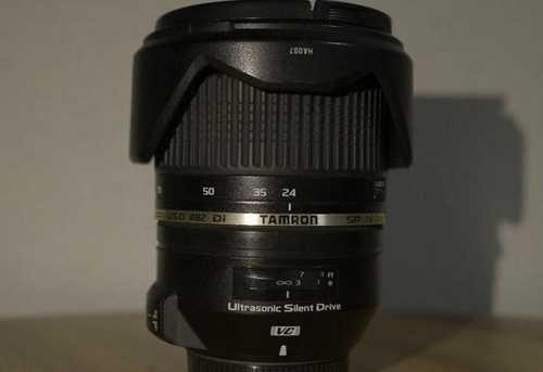 Объектив Tamron 24-70mm 2.8. Nikon 50mm 1.8D