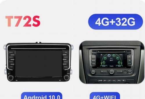 Автомагнитола для VW/Skoda/Seat/Leon Carplay 2din