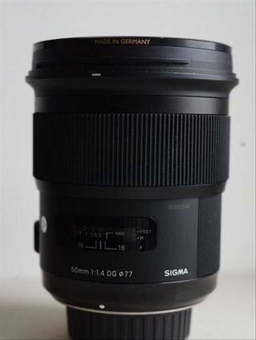 Объективы для Nikon:Sigma 50mm /1,4 Art и др