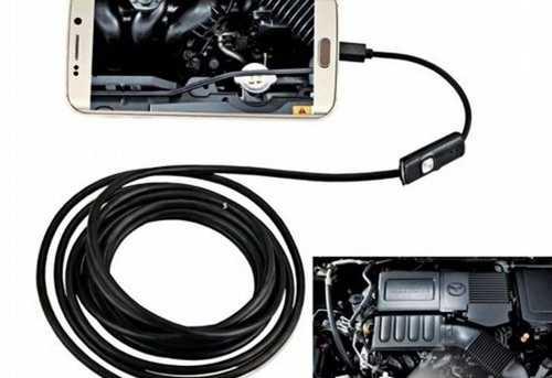 Эндоскоп гибкая гибкая USB камера для смартфона