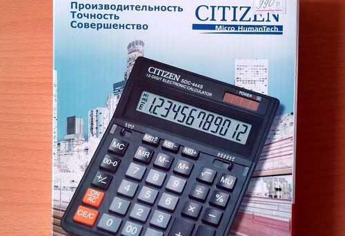 Электронный калькулятор Citizen SDC-444S новый