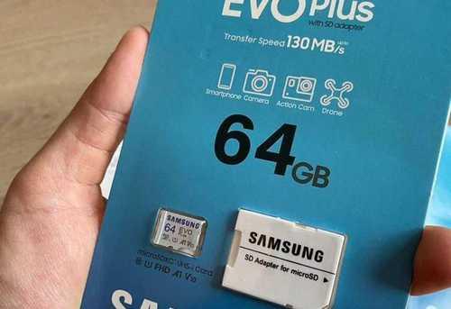 64Gb Micro SD Samsung EVO Plus