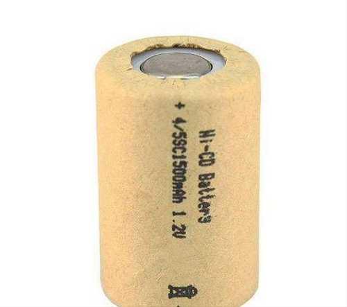 Аккумулятор 4/5SC (Ni-Cd, 1500mAh, 1.2V)