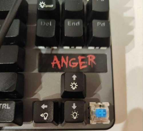 Механическая игровая клавиатура dexp anger blue