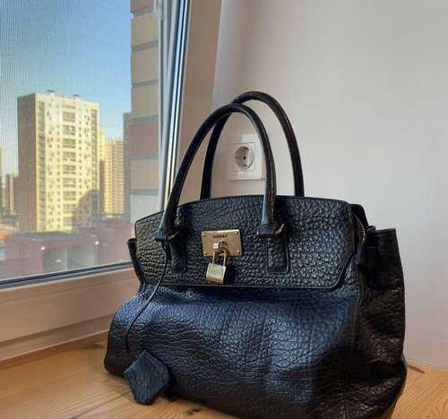 Сумка натуральная кожа dkny