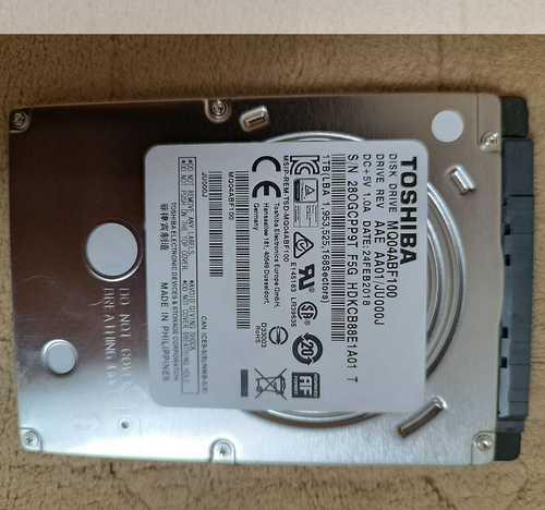 Жёсткий диск 2.5 Toshiba 1 tb