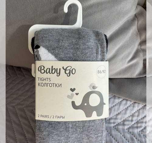 Колготки на мальчика 86 92 (2 шт)