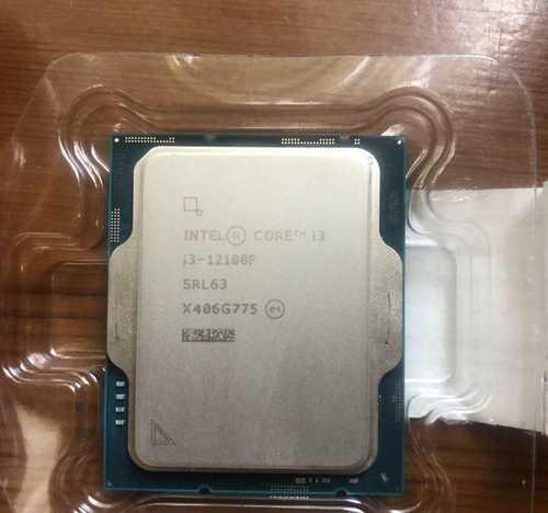 Процессор intel core i3-12100f