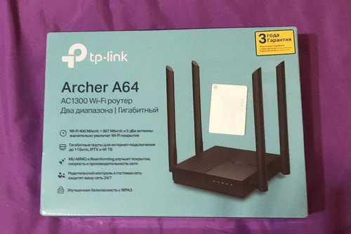 Wi fi роутер archer a64 ac1300