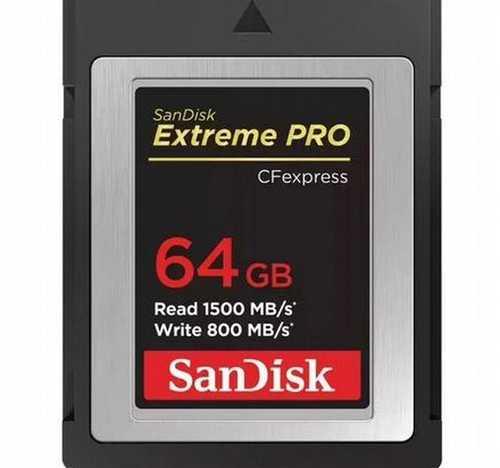 SanDisk Extreme Pro CFexpress Card 64 гб