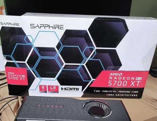 Видеокарта radeon rx 5700 xt + охлад morpheus II