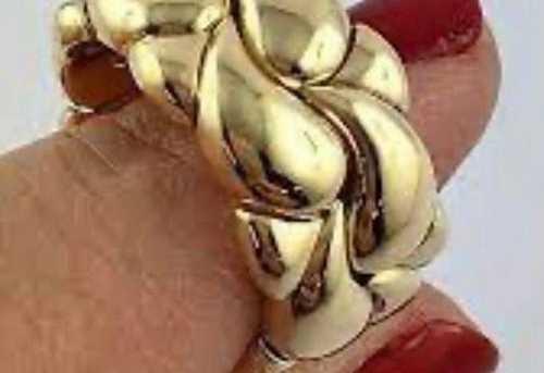 Золотое кольцо chopard casmir 750 проба