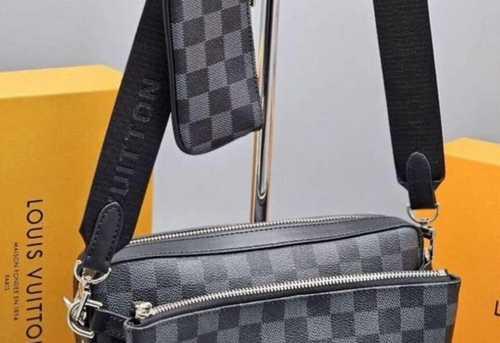 Мужская сумка Louis Vuitton Trio Messenger шахмат