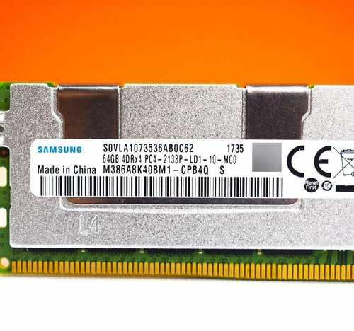 Серверная память samsung 64GB DDR4 2133 MHz 4DRx4