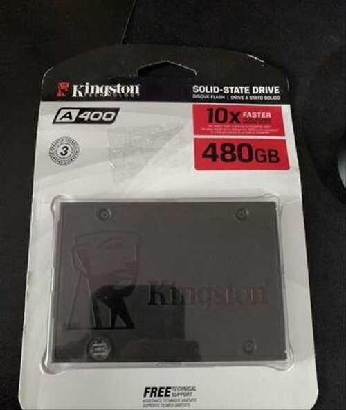 SSD диск\накопитель Kingston A400, 480гб