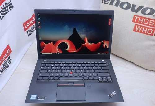 14" Lenovo ThinkPad T460s, 256 ГБ, Core i7, RAM 16 ГБ, Intel HD Graphics 520