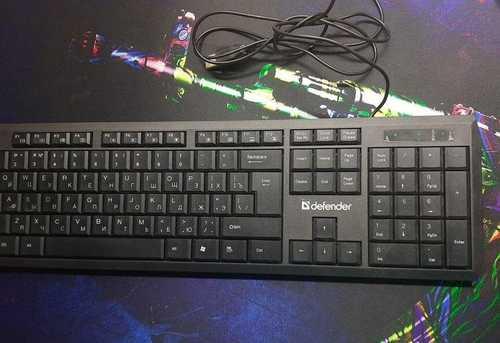 Клавиатура defender officemate SM-820 USB RU black