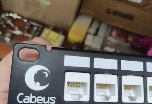 Cabeus plhd-24-CAT.6-dual-180-0,5U патч-панель