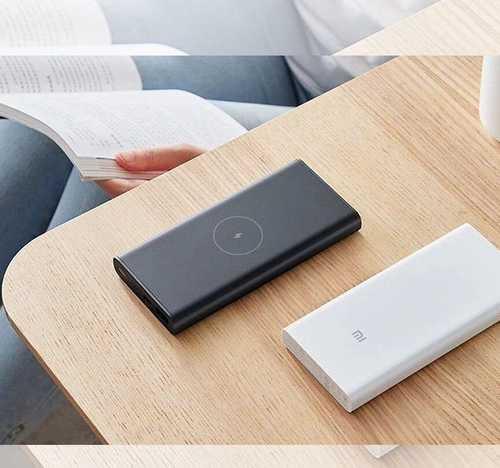 Внешнии аккумулятор 10000mAh Wireless Беспроводной