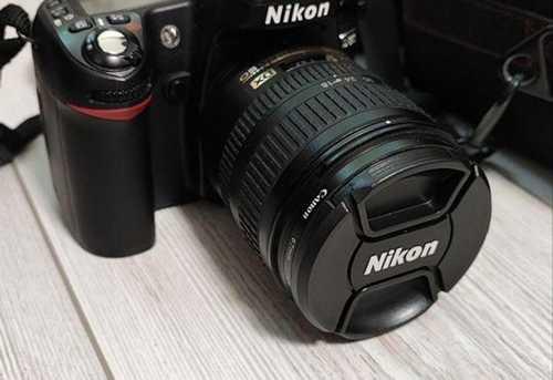 Зеркальный фотоаппарат Nikon d 80 с объективом