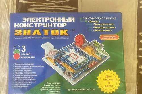 Электронный конструктор знаток