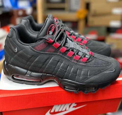 Nike Air Max 95 Black Red Оригинал