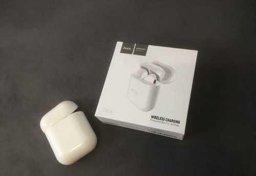 Чехол с беспроводной зарядкой QQ для Airpods 1-2 б