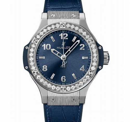 Hublot Big Bang Steel Blue Diamonds 38mm