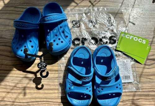 Crocs оригинал саббо и сандалии C8 24-25