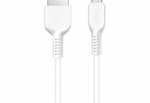 Hoco X20 USB-microUSB 2.4A 1 метр белый KAB13