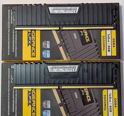 Corsair Vengeance LPX DDR4 3000mhz 16gb