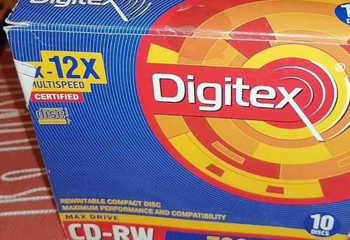 Болванки CD-RW digitex 700MB 12x 10шт