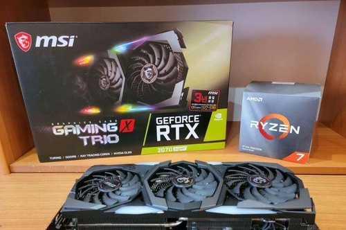 Видеокарта MSI RTX 2070 super gaming X trio 8 GB