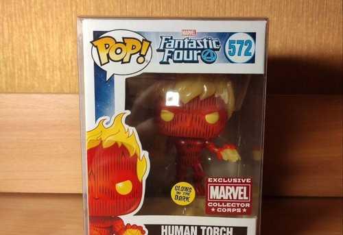 Funko pop 572 Human torch+протектор