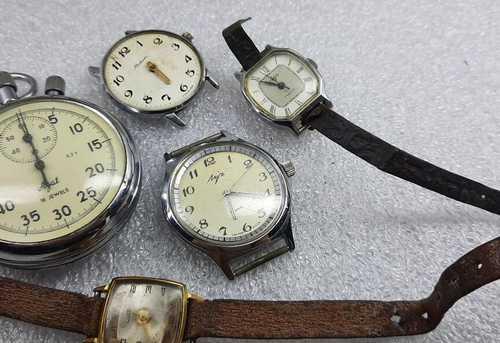 Коллекция часов часы наручные секундомер СССР