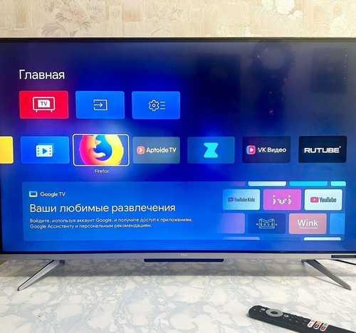 TCL 43P725G 108см 4K Ultra HD SMART TV Wi-Fi