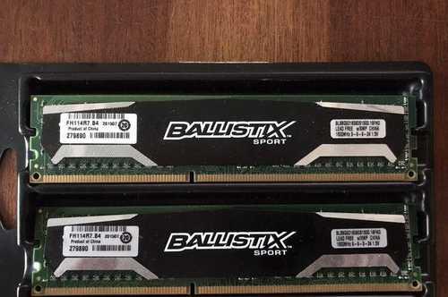 DDR3 Crucial Ballistix Sport 16Gb (2x8Gb)