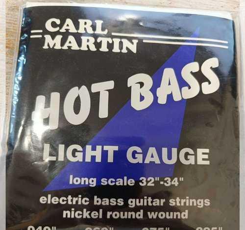 Струны для бас-гитары Сarl Martin hot bass light g