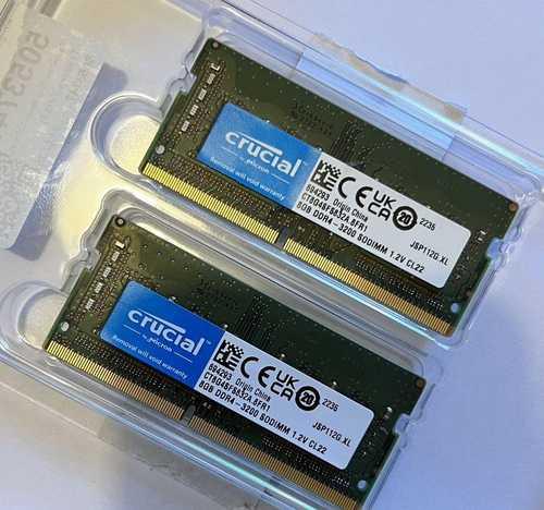 Оперативная память Crucial CT8G4SFS832A 2x8 гб