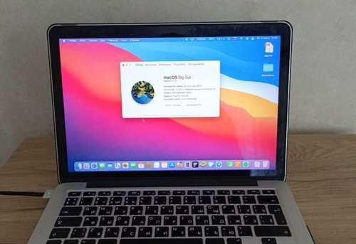 MacBook Pro 13 (2013), 250 ГБ, Core i5, 2.4 ГГц, RAM 8 ГБ, Intel Iris Graphics